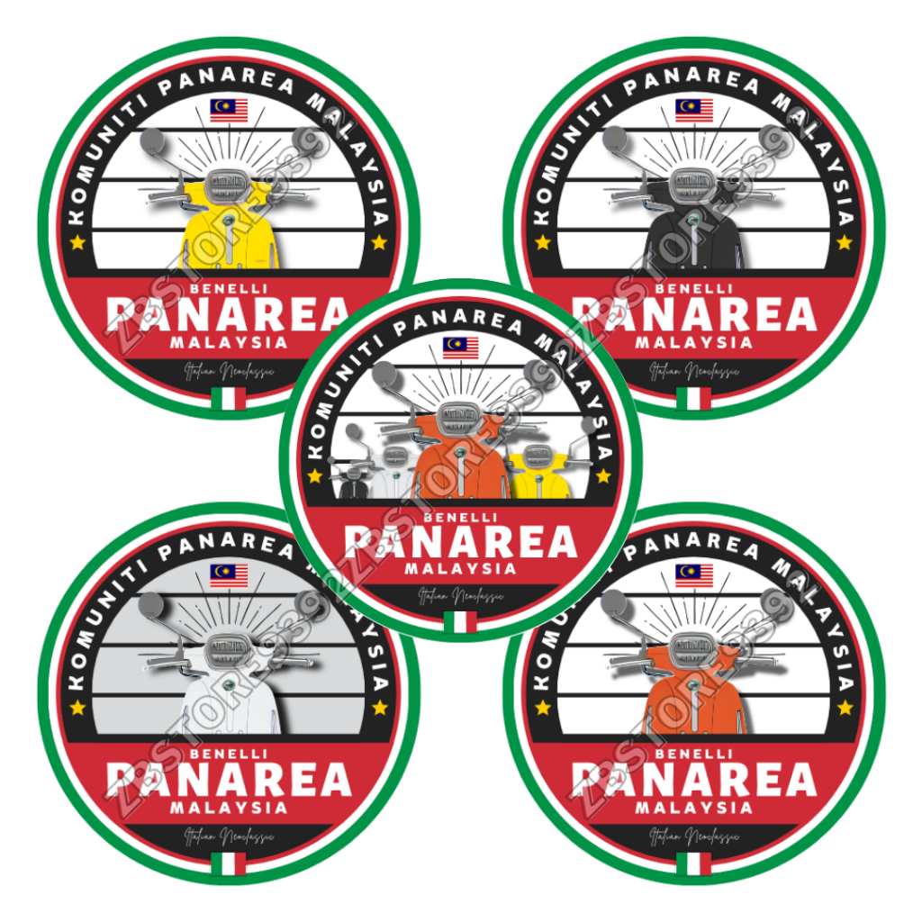 Sticker Komuniti Benelli Panarea 125 (Malaysia) | Shopee Malaysia