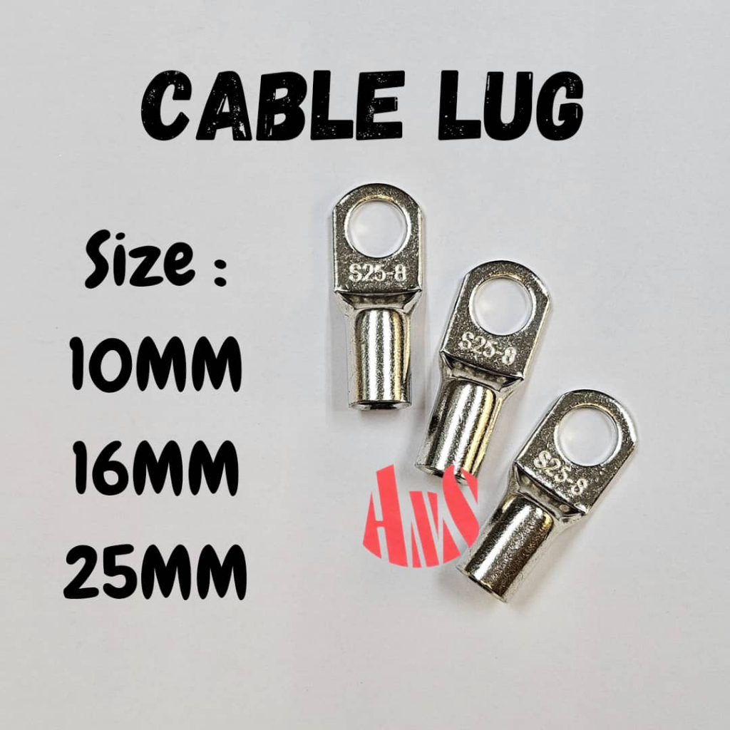 (10pcs per pkt) Cable Lug Link 10MM 16MM 25MM M8 or M10 | Shopee Malaysia