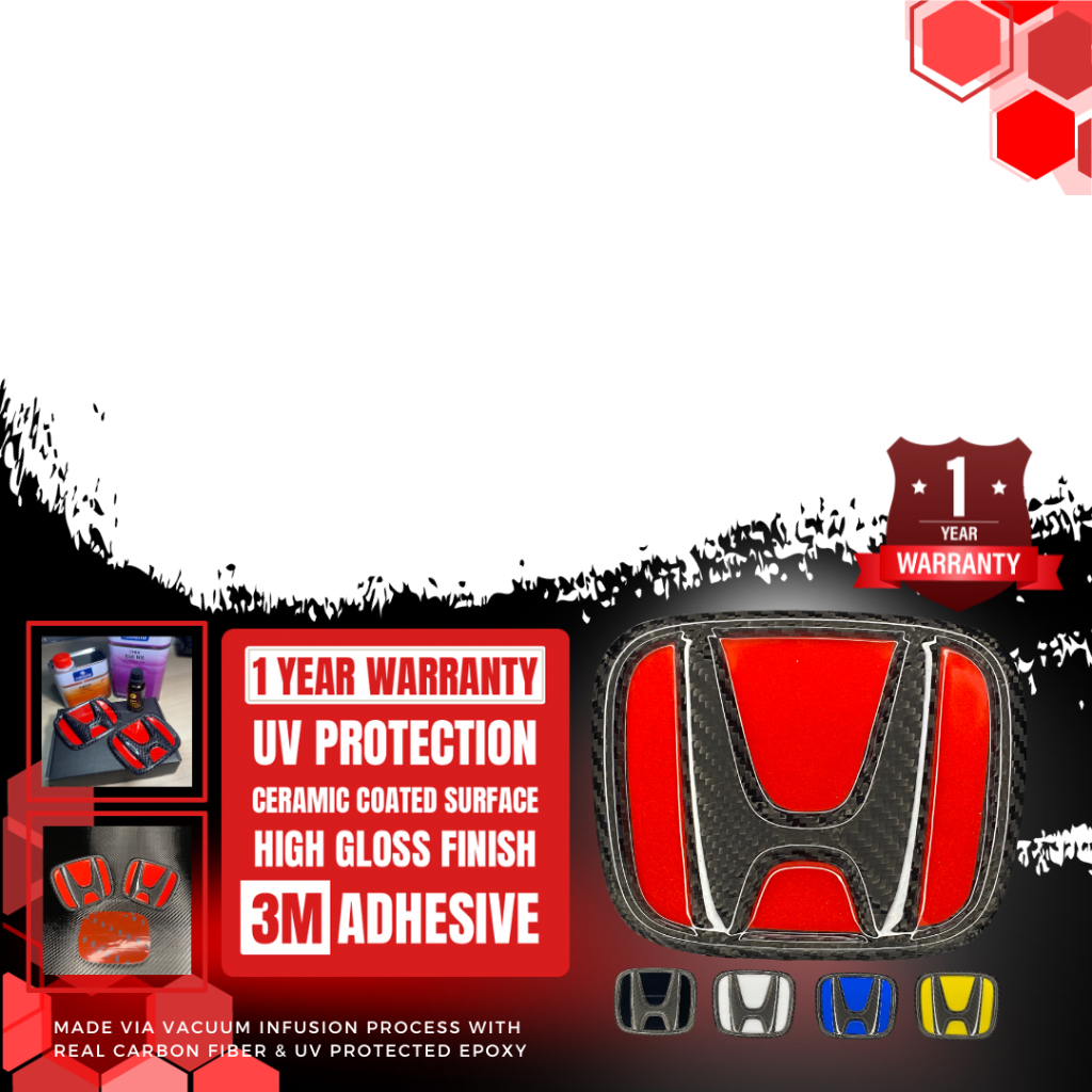 Honda S2000 logo carbon fiber emblem | Shopee Malaysia