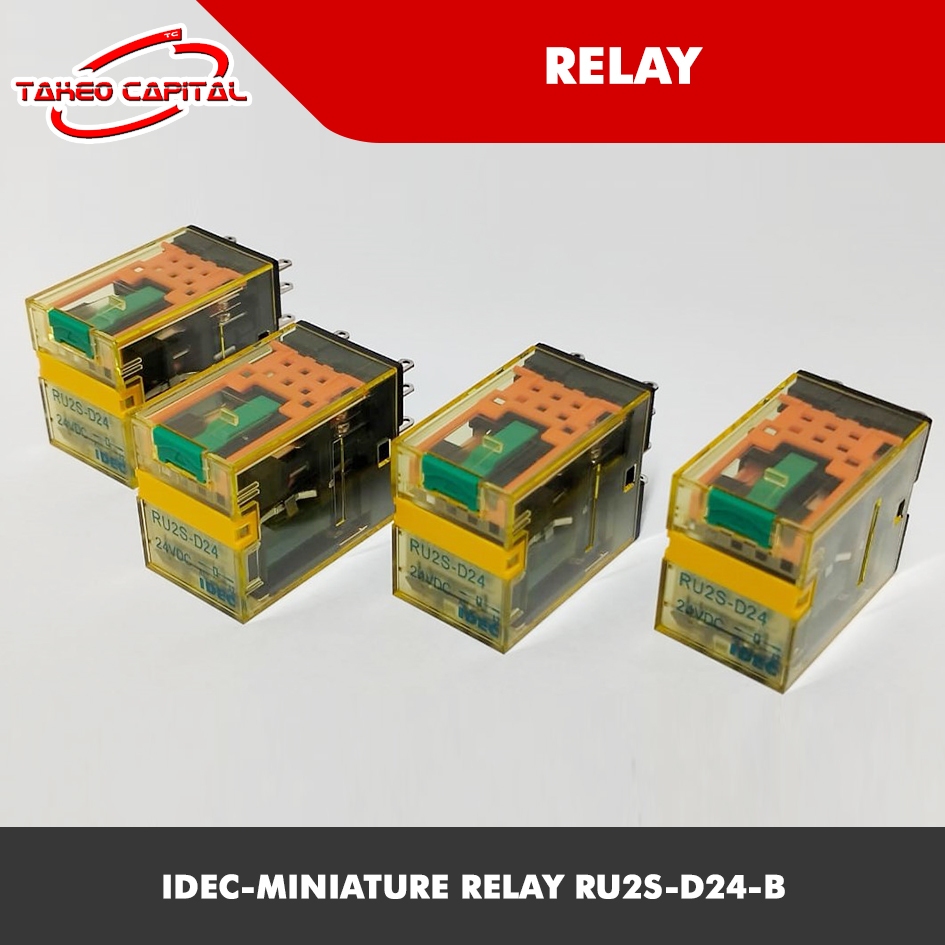 IDEC Relay 8Pin RU2S-D24 24VDC COMPLETE WITH SOCKET | Shopee Malaysia