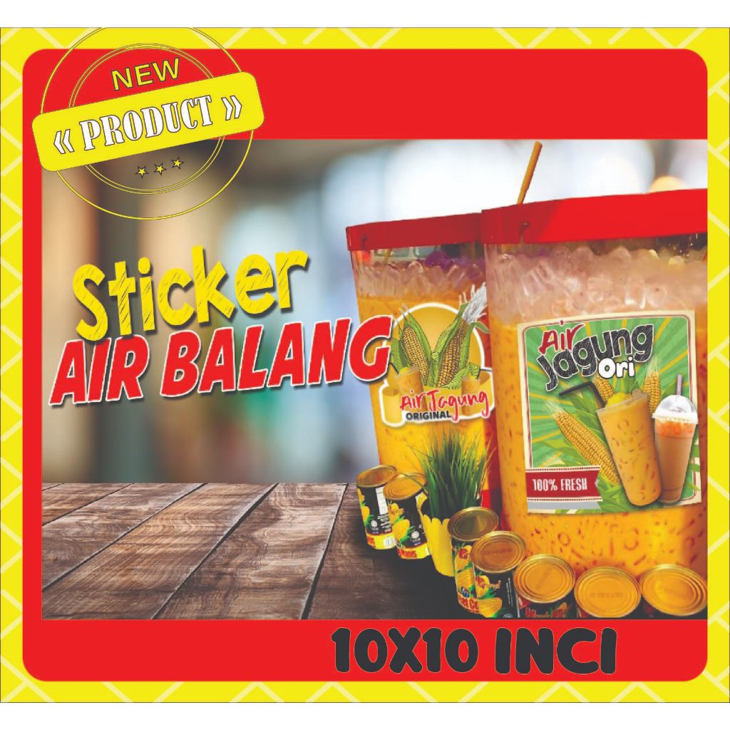 STICKER AIR BALANG PVC-kalis air,tahan lama,READY DESIGN | Shopee Malaysia