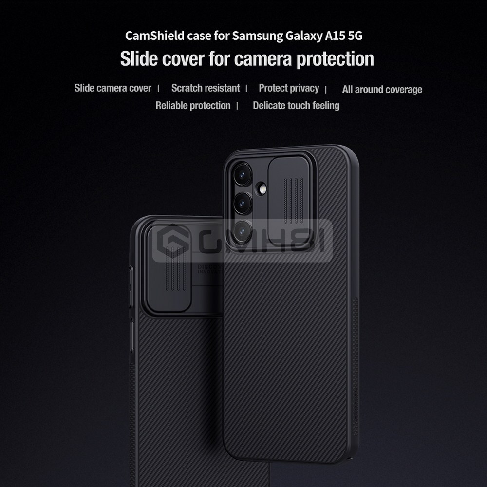 Samsung Galaxy A15 A25 A35 A55 5G Nillkin CAMSHIELD Case Back Camera Lens Protective Hard Cover ...