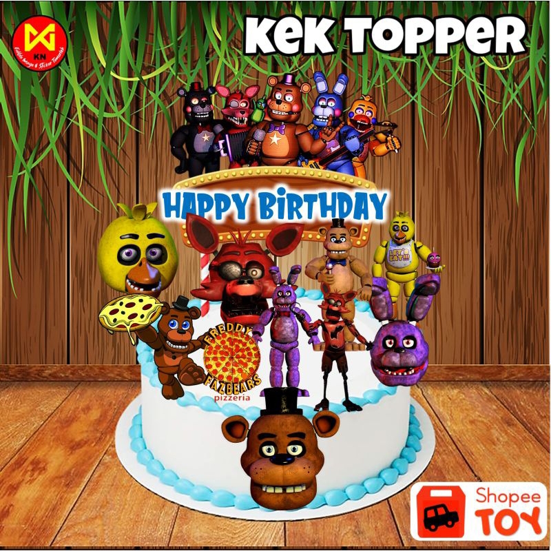 Kek Topper five Night at freddy's | Shopee Malaysia