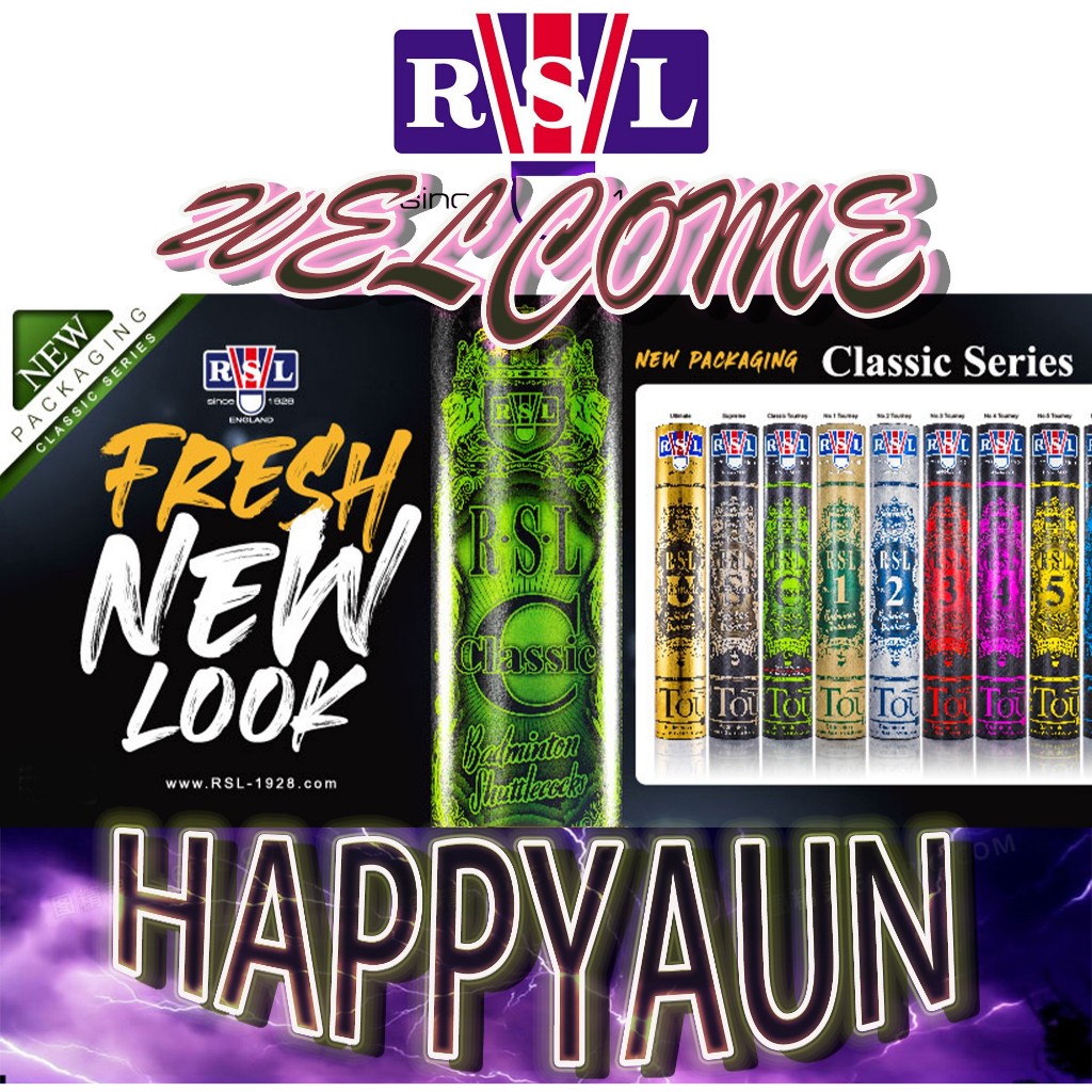 RSL CLASSIC BADMINTON SHUTTLECOCK (ORIGNAL 100%) HIGH QUALITY ...