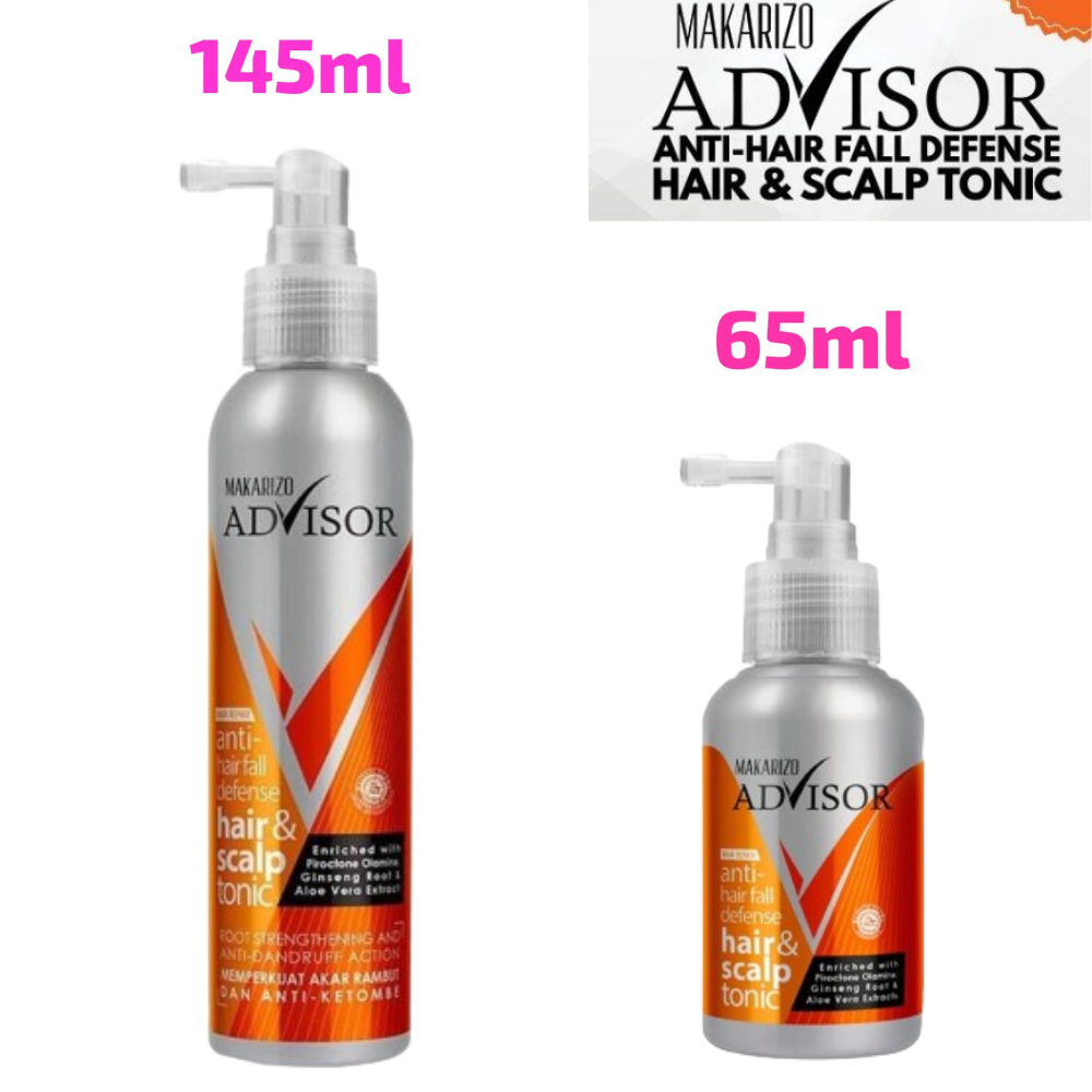 MAKARIZO HAIR ADVISOR & SCALP TONIC 145ML/65ML | Shopee Malaysia
