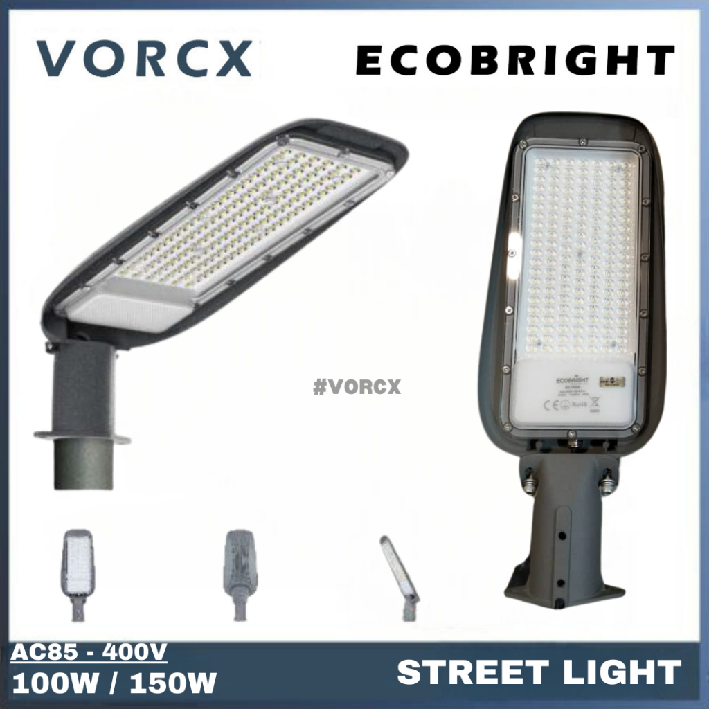 Ecobright S2 100W / 150W Street Lamp Die Cast Surge Protector SIRIM ...