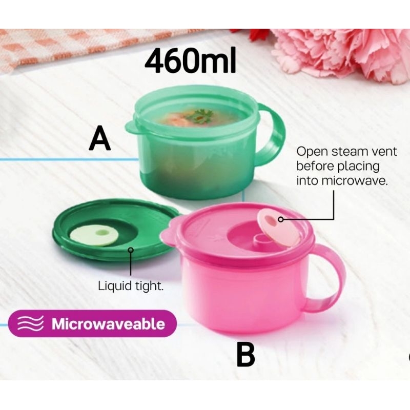 TUPPERWARE CRYSTALWAVE SOUP MUG 460ML (1PCS) | Shopee Malaysia