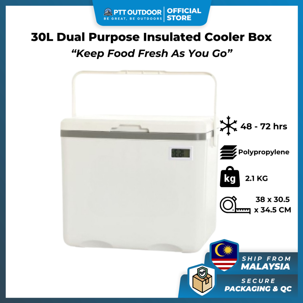 💥 BEST-DEALS 💥30L Dual Purpose Insulated Cooler Box| Cooler box besar ...