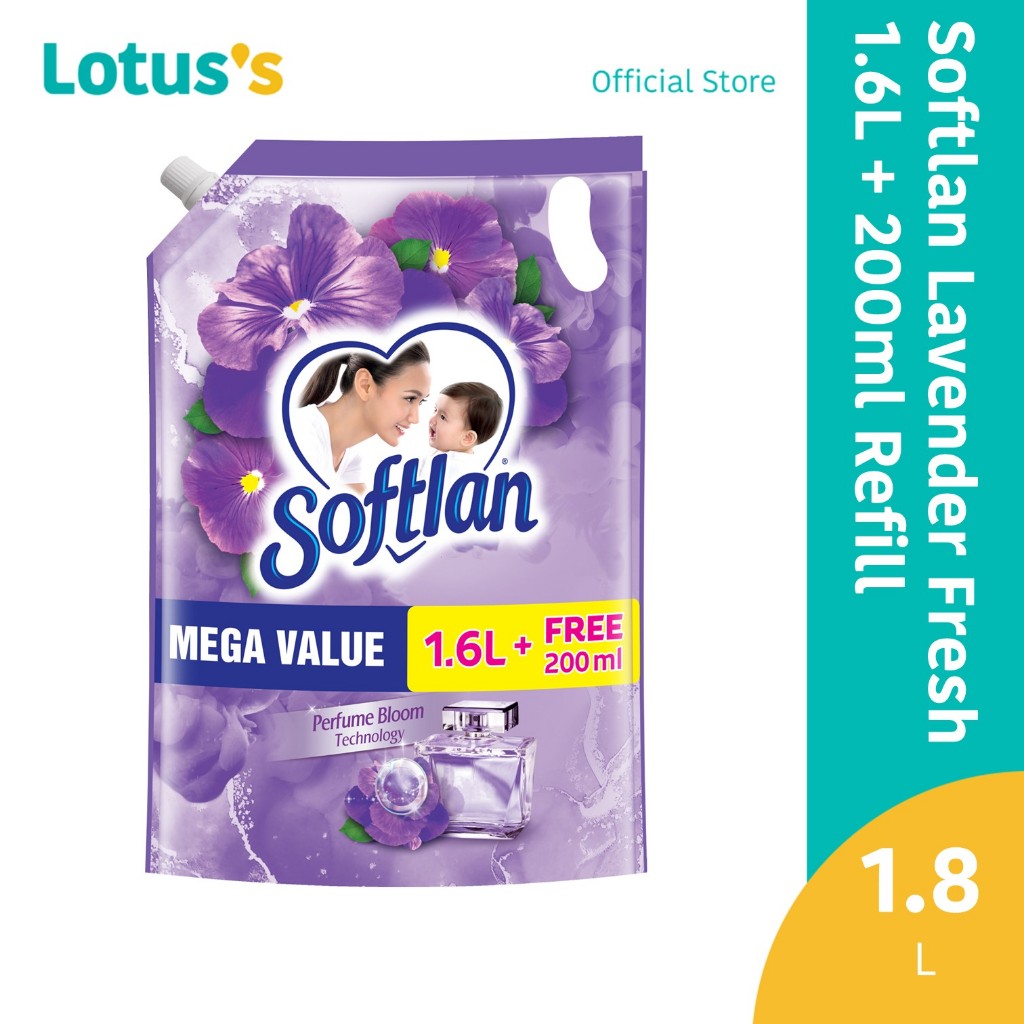 Softlan Lavender Fresh (1.6L) + Refill (200ml) | Shopee Malaysia