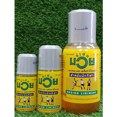 泰国拳王油AUNTHENTIC ORIGINAL NAMMAN MUAY THAI BOXING OIL LINIMENT | Shopee ...