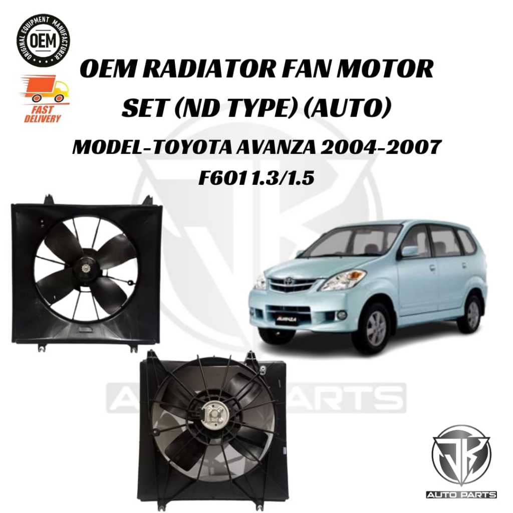 #OEM#RADIATOR FAN MOTOR SET ASSEMBLY TOYOTA AVANZA 2004-2007 F601 1.3 ...