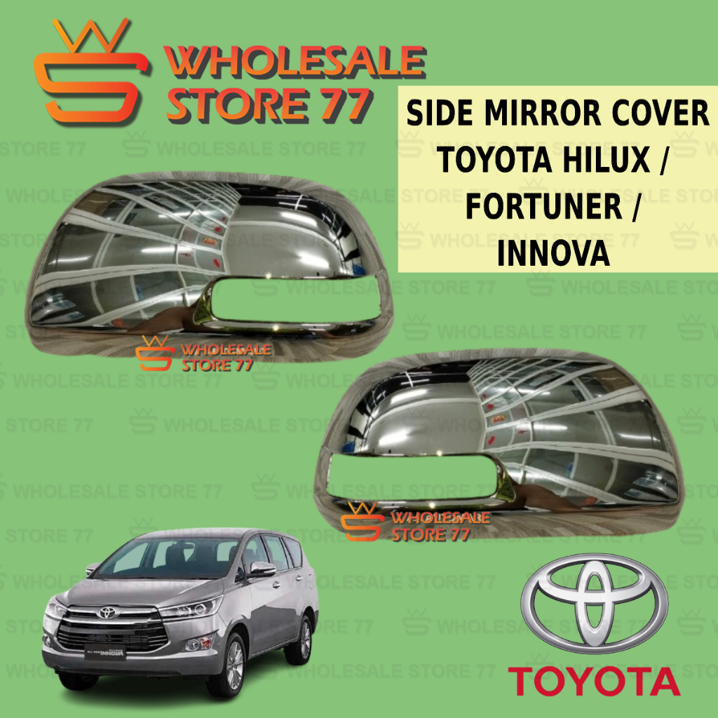 ORIGINAL CHORME TOYOTA HILUX / TOYOTA FORTUNER / TOYOTA INNOVA SIDE ...