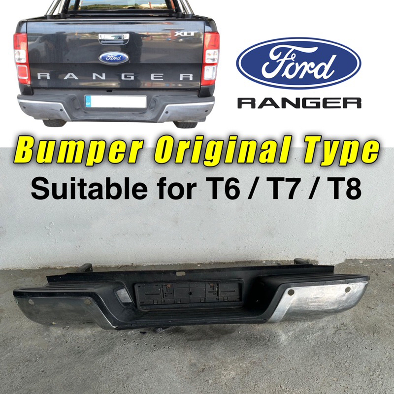 Ford Ranger T6/T7/T8 Rear Bumper Original Type ( Used item ) | Shopee ...