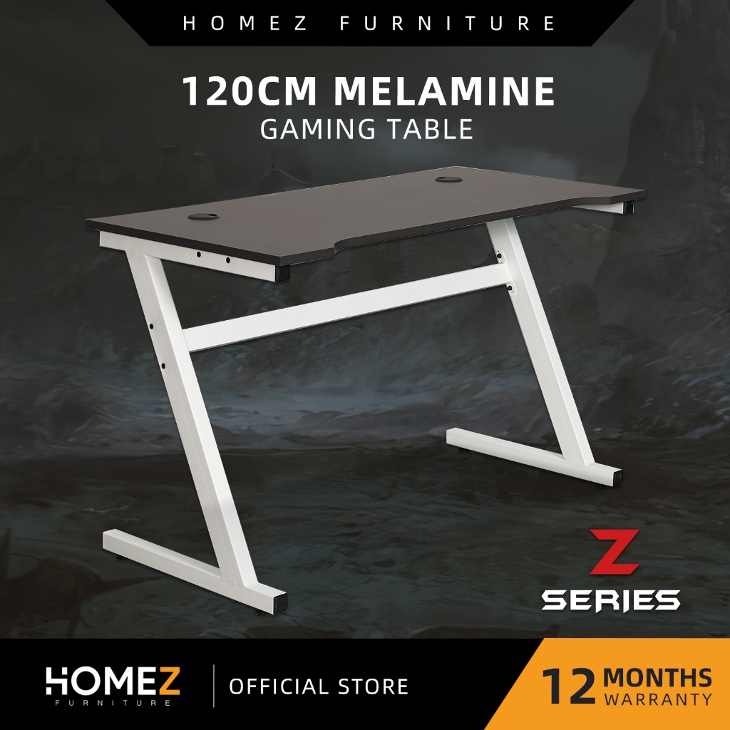 [FREE Shipping] GTGAMEZ Z Series Melamine Surface Table Metal Leg Full ...