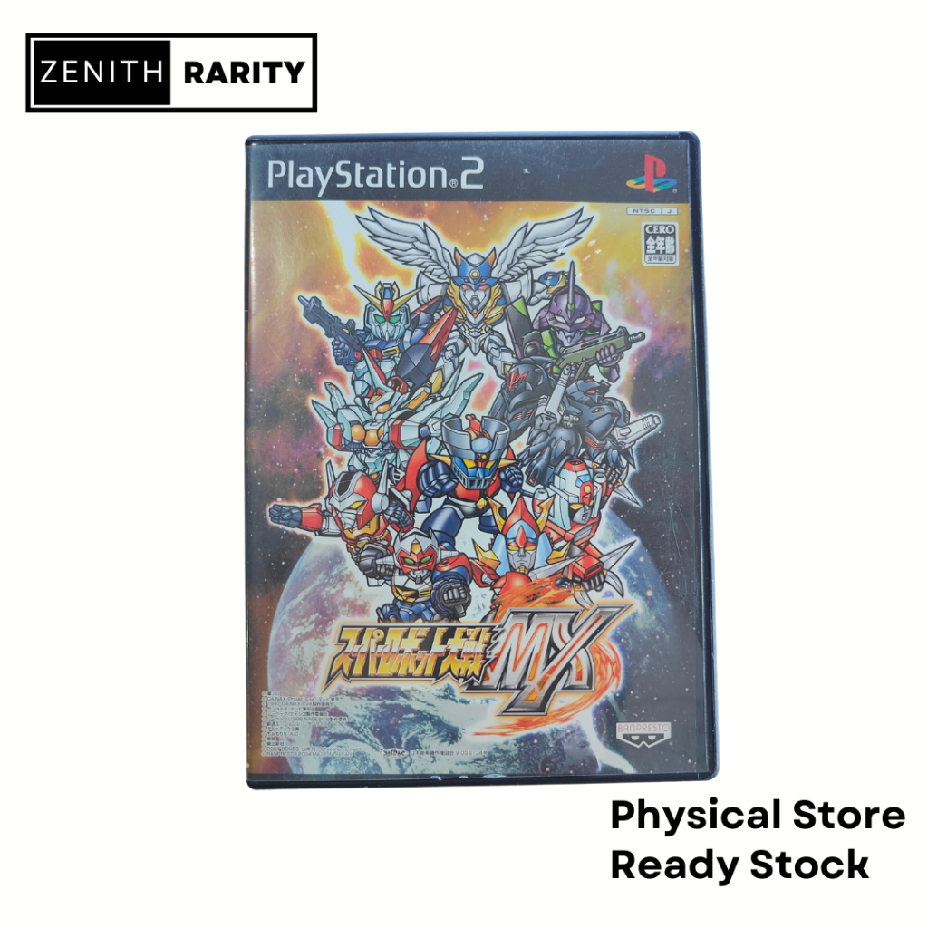 Zenith Rarity Sony Playstation 2 PS2 game Super Robot Wars MX | Shopee ...