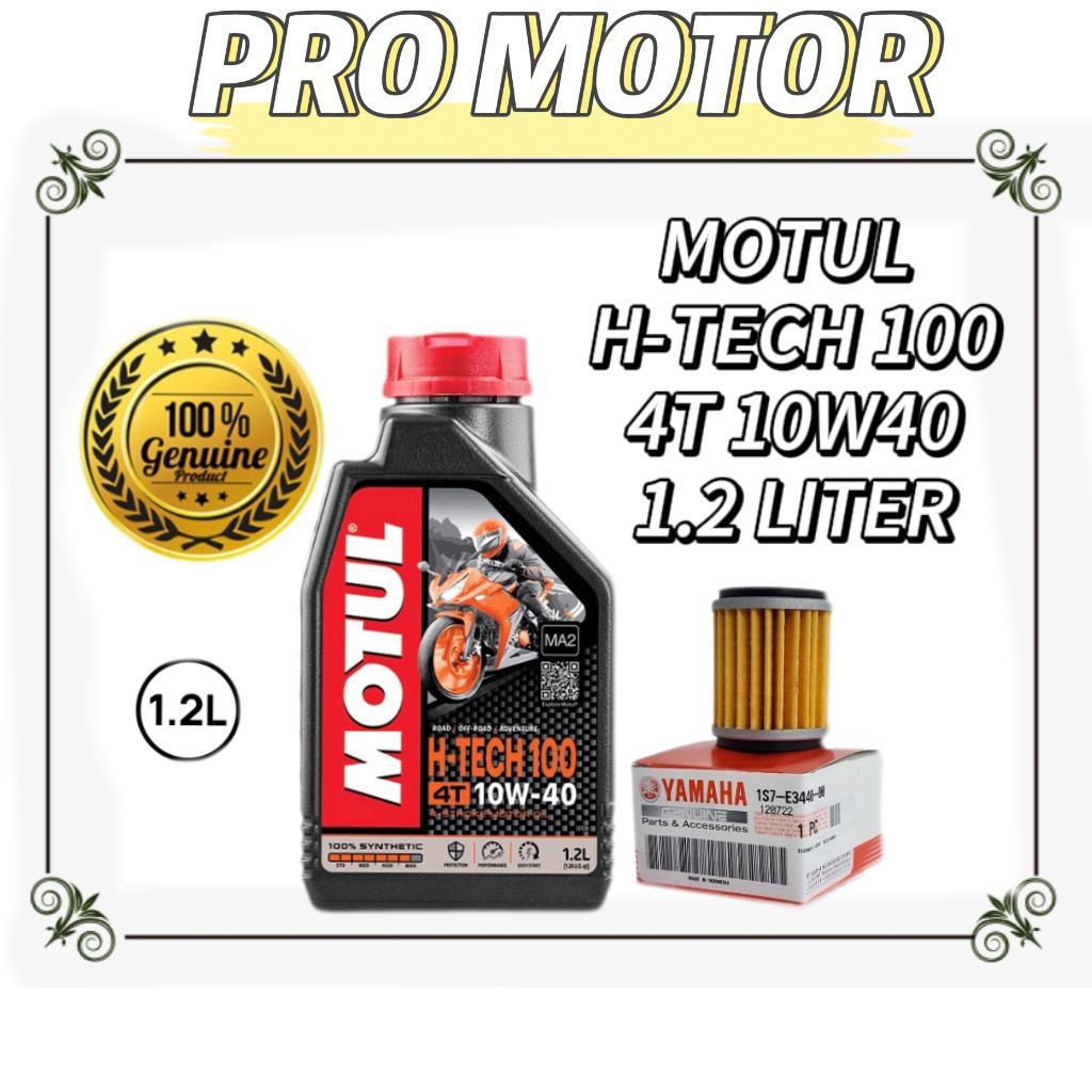 MOTUL H-TECH 100 10W40 4T FULLY SYNTHETIC ENGINE OIL VIETNAM 1.2L ...