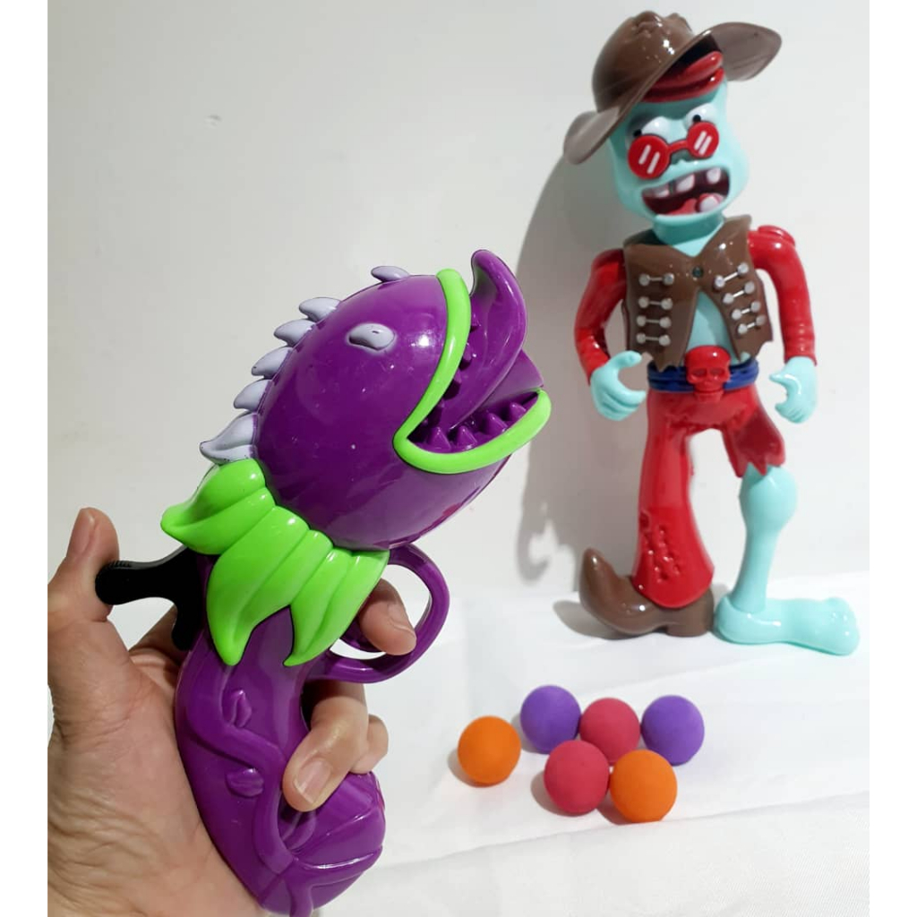 Mainan Budak Zombie Toys Figure Collection Playset For Kid Plant Family ...