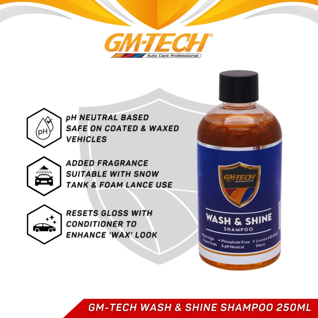 GM-TECH Mini-Me Series Wash & Shine Car Shampoo (250ml) | Shopee Malaysia