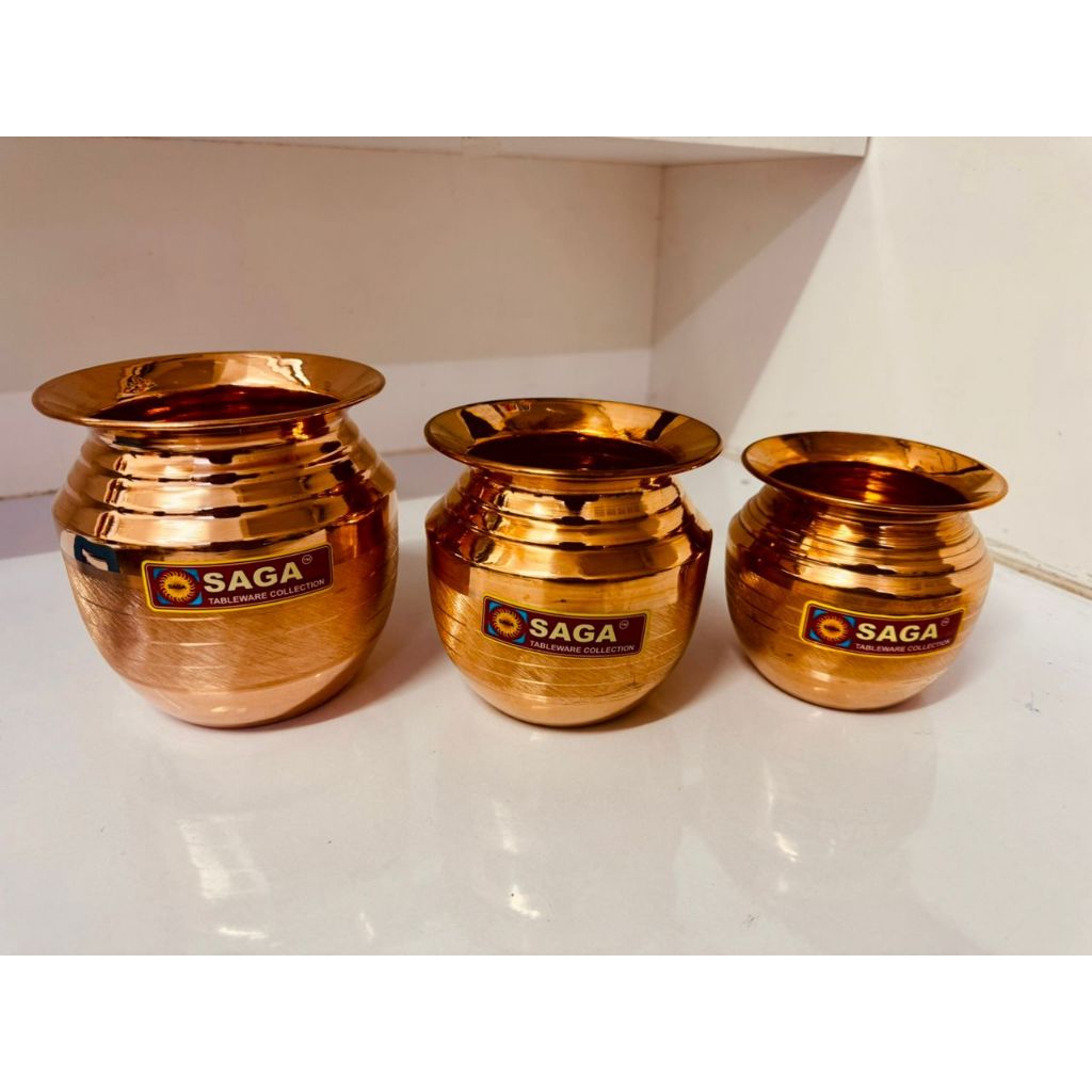 PURE COPPER LOTA KALASH / POOJA / TEMPLE / PRAYER UTENSIL / COPPER ...