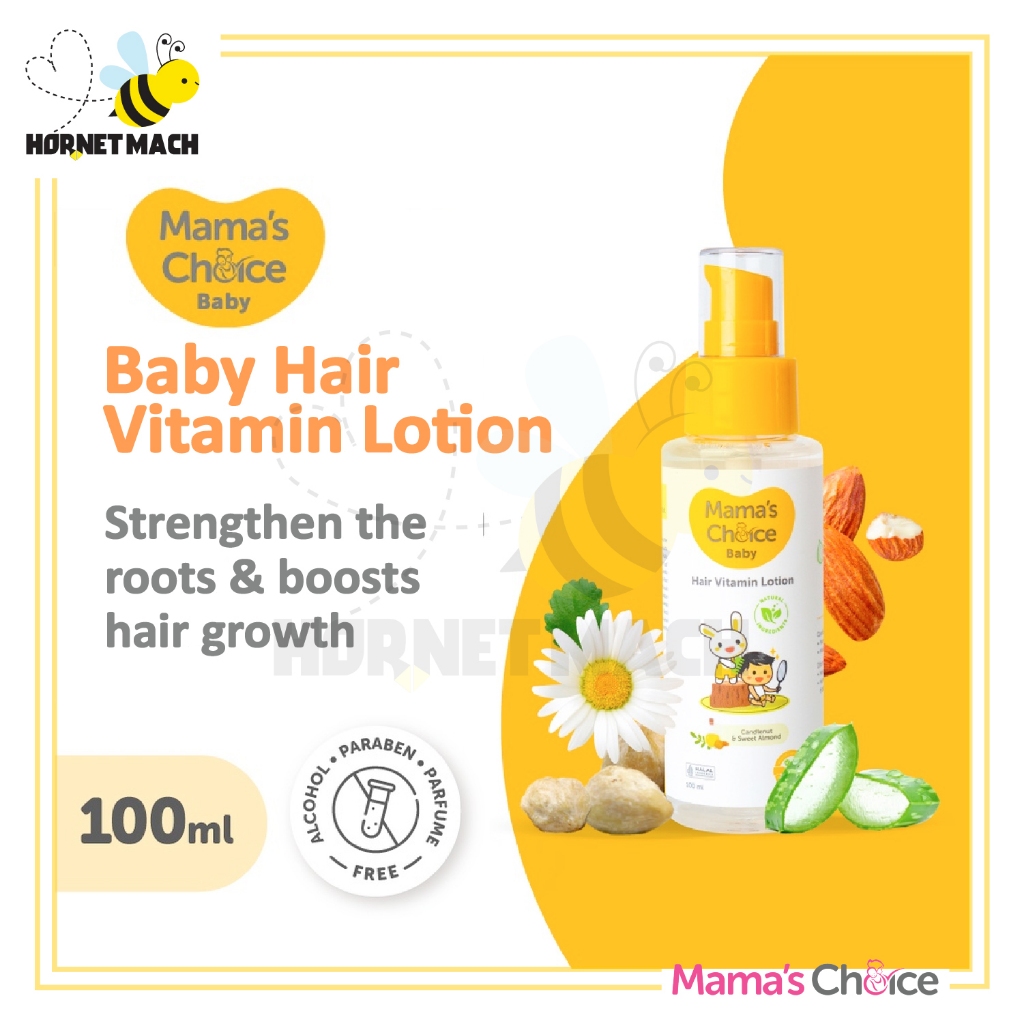 Mama’s Choice Baby Hair Vitamin Lotion | Baby Hair Booster, Pelebat ...