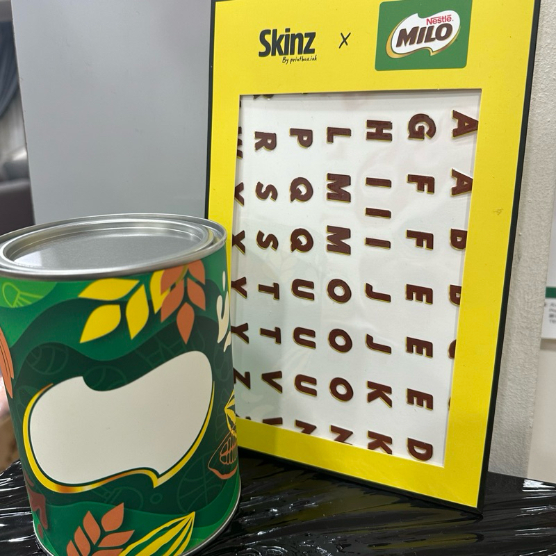 Milo Tin New Collection With Alphabet Sticker | Shopee Malaysia