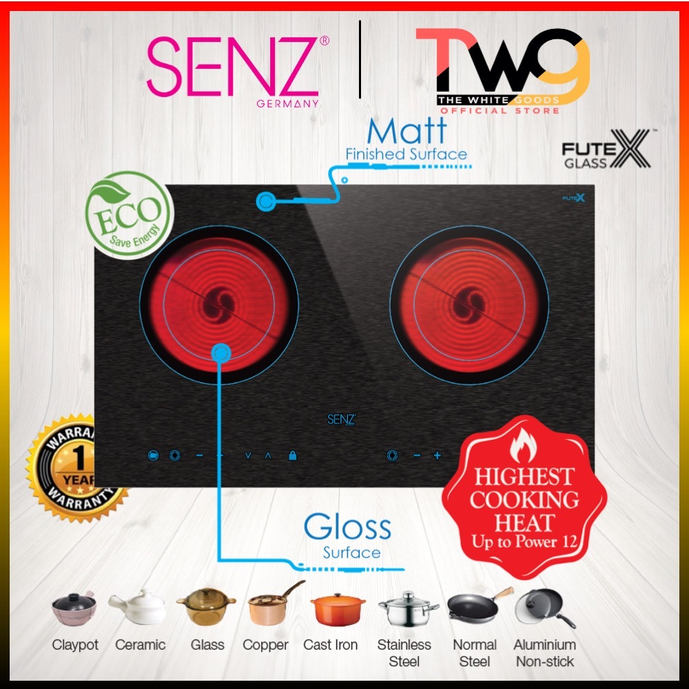 [FREE SHIPPING] SENZ SZ-RC220-FT Built in Double Electric Ceramic ...