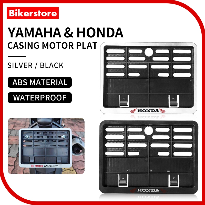 Yamaha Honda Motor Casing Frame Number Cover Plat Motor Belakang Nombor ...
