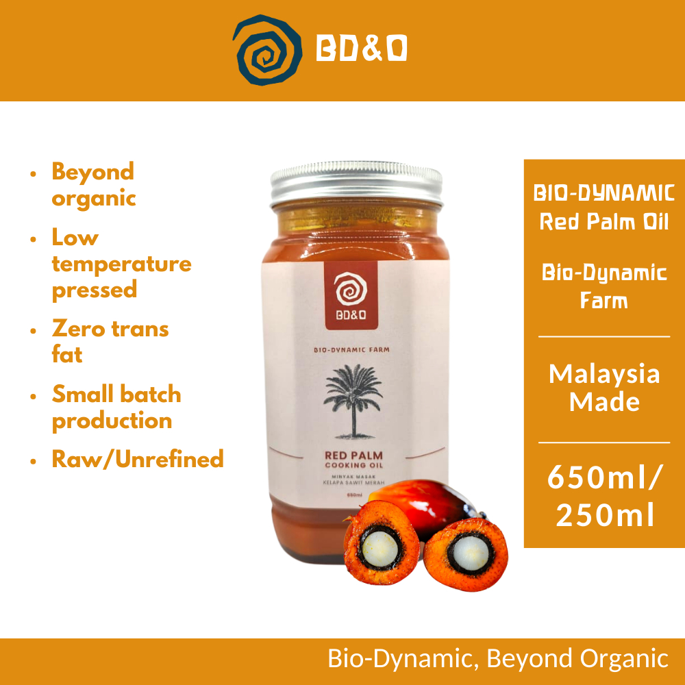 Red Palm Oil/Cooking Oil/Palm Oil/Biodynamic/Organic/650ml/250ml ...