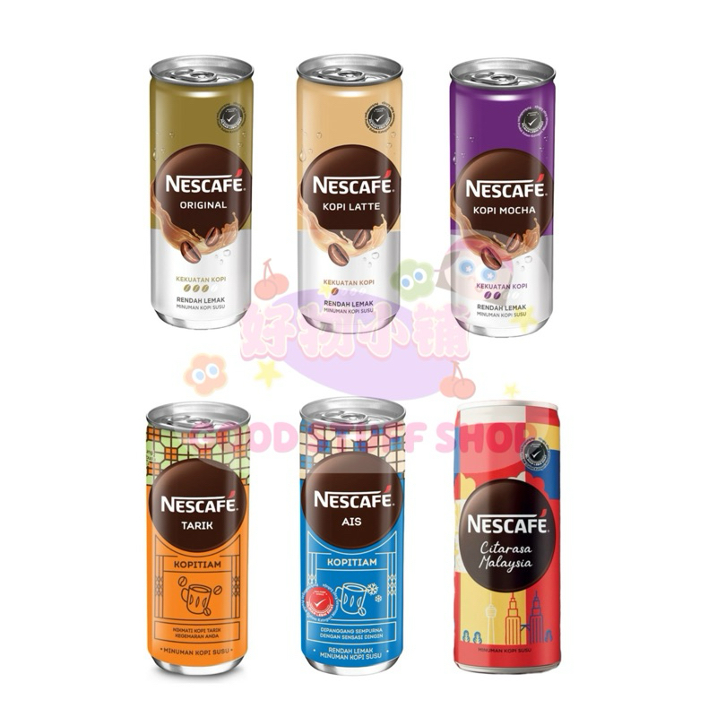 Nescafe Tin Original/Kopi Latte/Kopi Mocha/Tarik/Ice /Citarasa Flavour ...