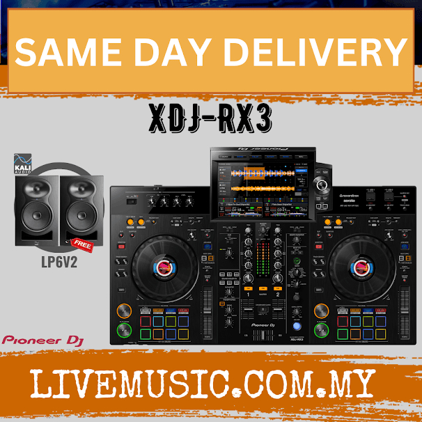 Pioneer DJ XDJ-RX3 2-channel Performance All-In-One DJ System With Monitor Speaker And Case (XDJ ...