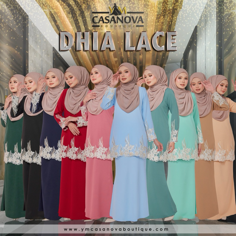 👗 New Design Promosi Raya Dhia lace Raya 2024 Hot Item viral 🔥 | Shopee ...