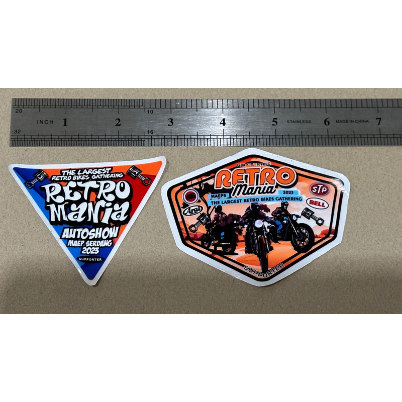 Sticker retro mania 2023(supporter) | Shopee Malaysia