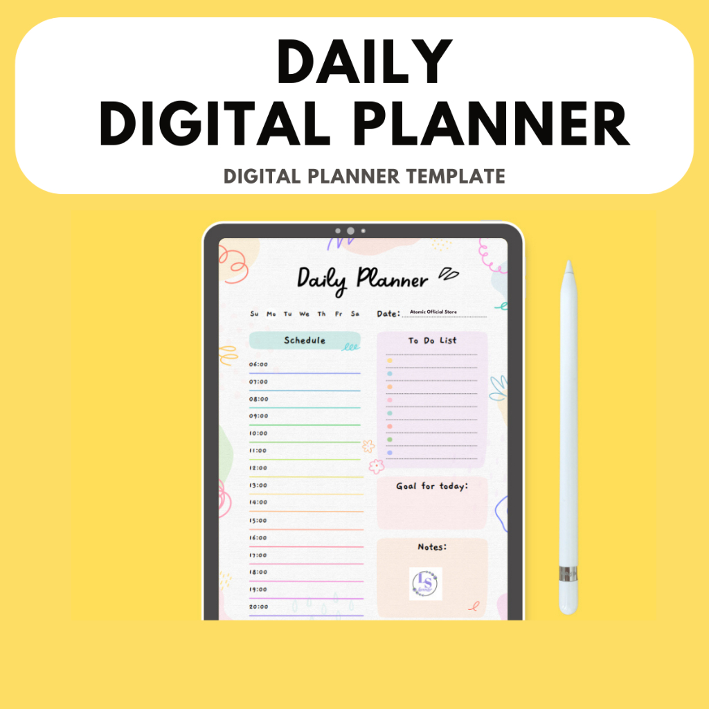 🔥INSTANT🔥 Daily Digital Planner | Printable A4 size Planner | Shopee ...