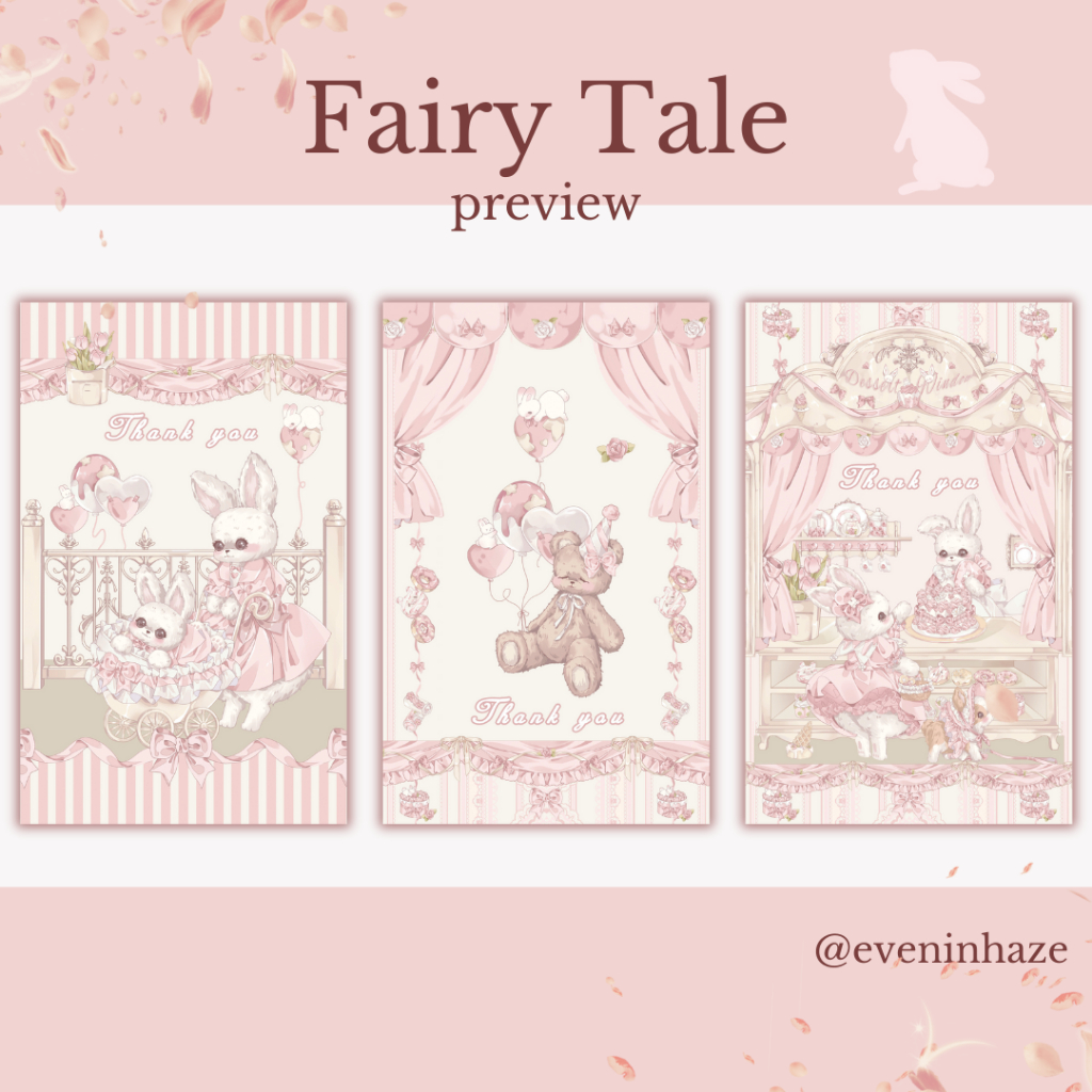 【Ready Stock】＜Fairy Tale＞label stickers sealing stickers cute aesthetic ...