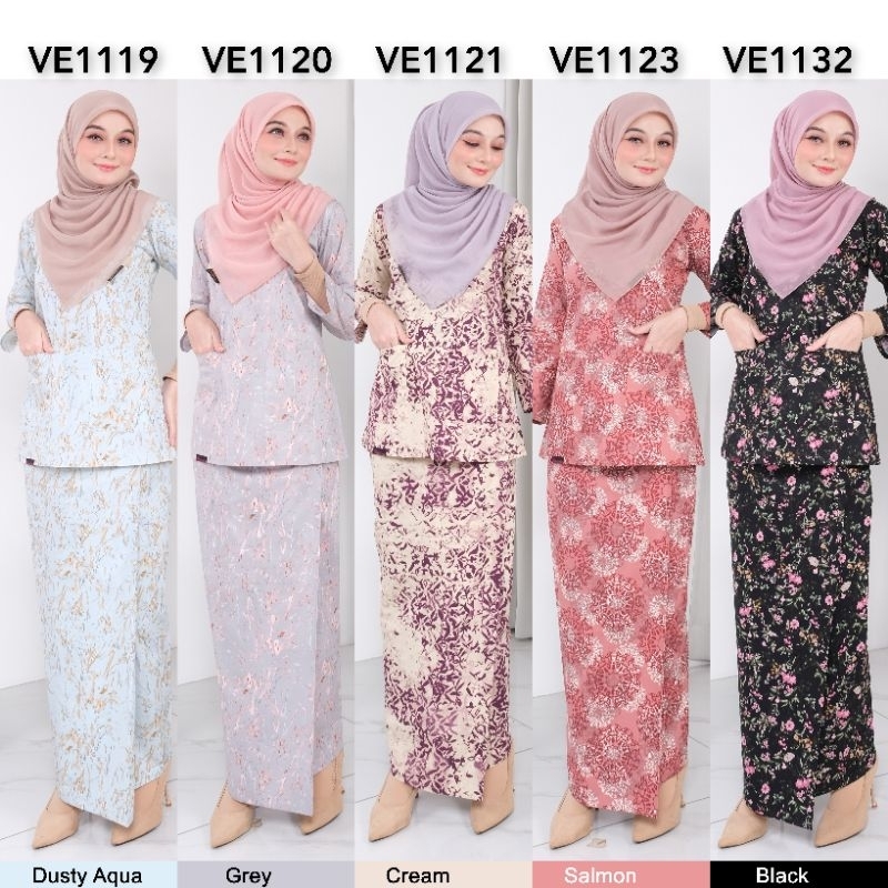 Kurung Kedah Cik Siti VE 1119-1132 Baju Kurung Kedah Baju Berpoket Kain ...