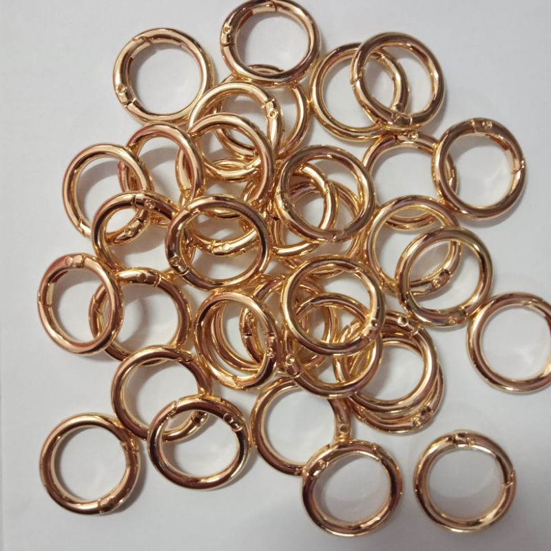 O RING CLIP 2.8cm/2.3cm GOLD/SILVER | Shopee Malaysia
