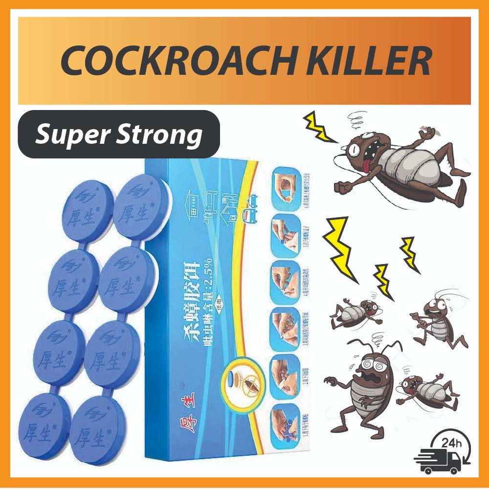 [BERKESAN!!] Cockroach Killer/ubat lipas/serbuk Lipas/8pcs 厚生杀蟑螂药 ...