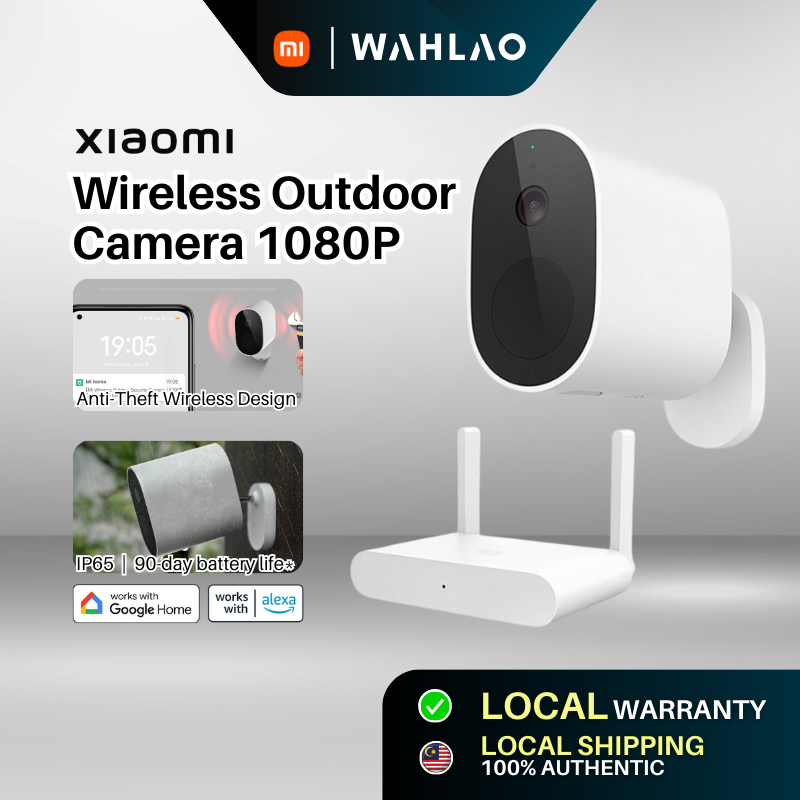 Xiaomi Smart Outdoor Camera Waterproof Wireless CCTV Built-in 5700mAh ...