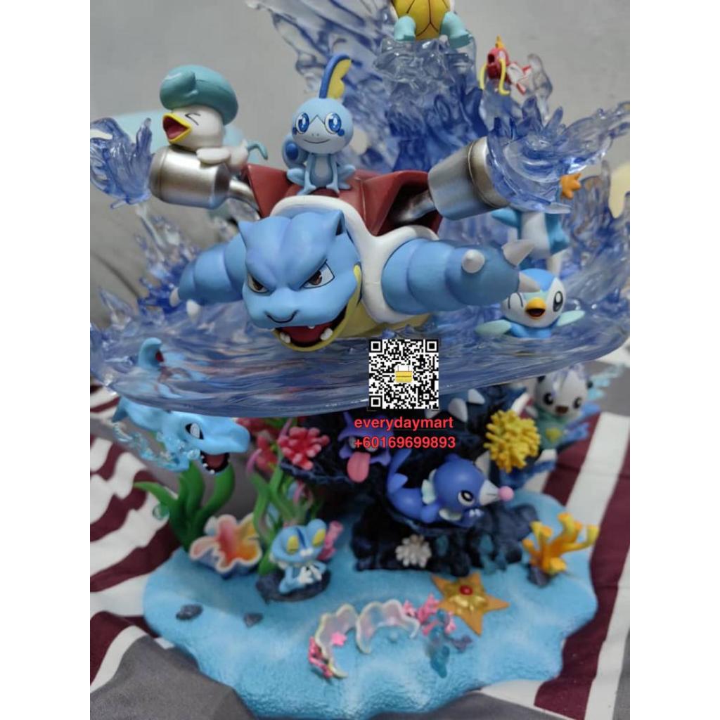 POKÉMON💥WATER TYPES 33cm💥ACTION FIGURE TOYS STATUES🔥宝可梦EGG水系列全家桶🔥手办模型 ...