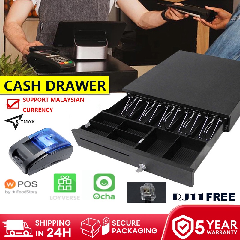 Cash Box Safety Box Drawer Money Drawer Loyverse POS Cash Box With Lock ...