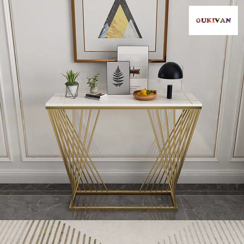 Luxury Marble Console Table Entrance Hall Entrance Table Creative High ...