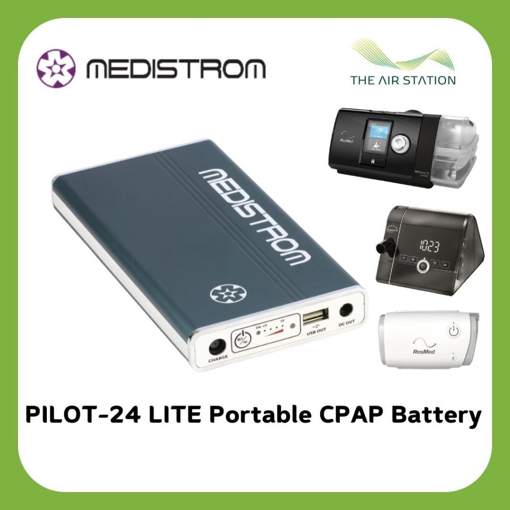 PILOT-24 LITE Portable CPAP Battery by Medistrom CPAP Powerbank for ...