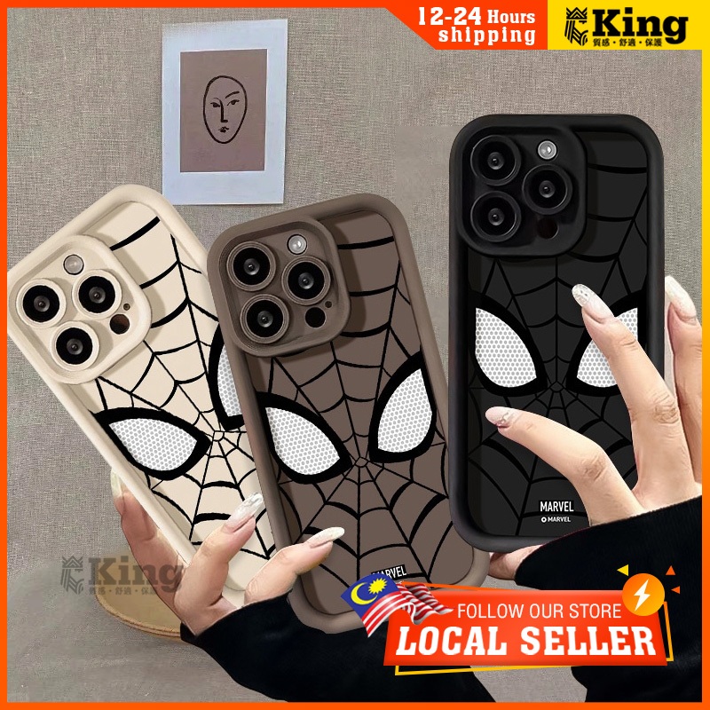 Phone Case Marvel Cool Spider-Man Eyes For iphone 11 12 13 14 15 Pro ...