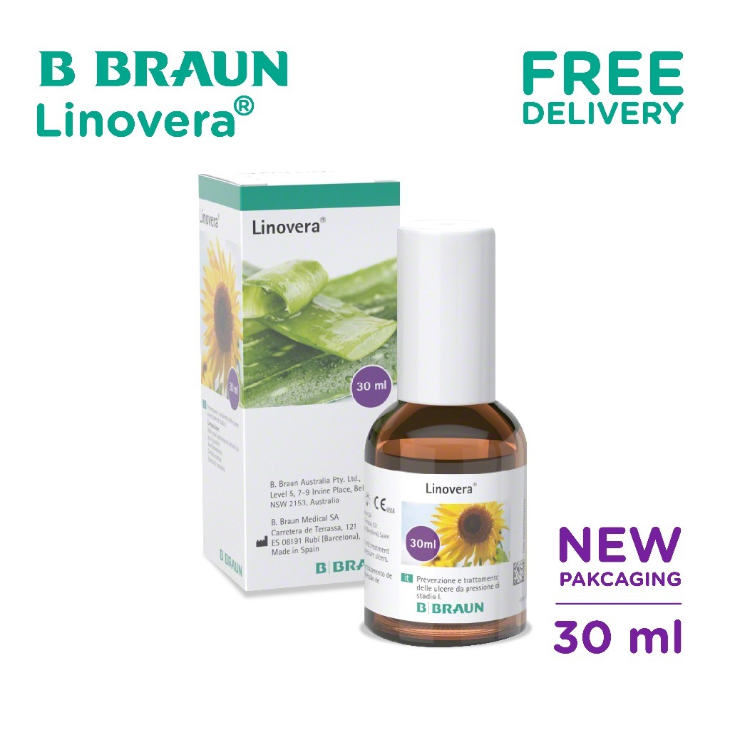 BBRAUN LINOVERA Spray 30ml / hydrating and healing effect / Improves ...