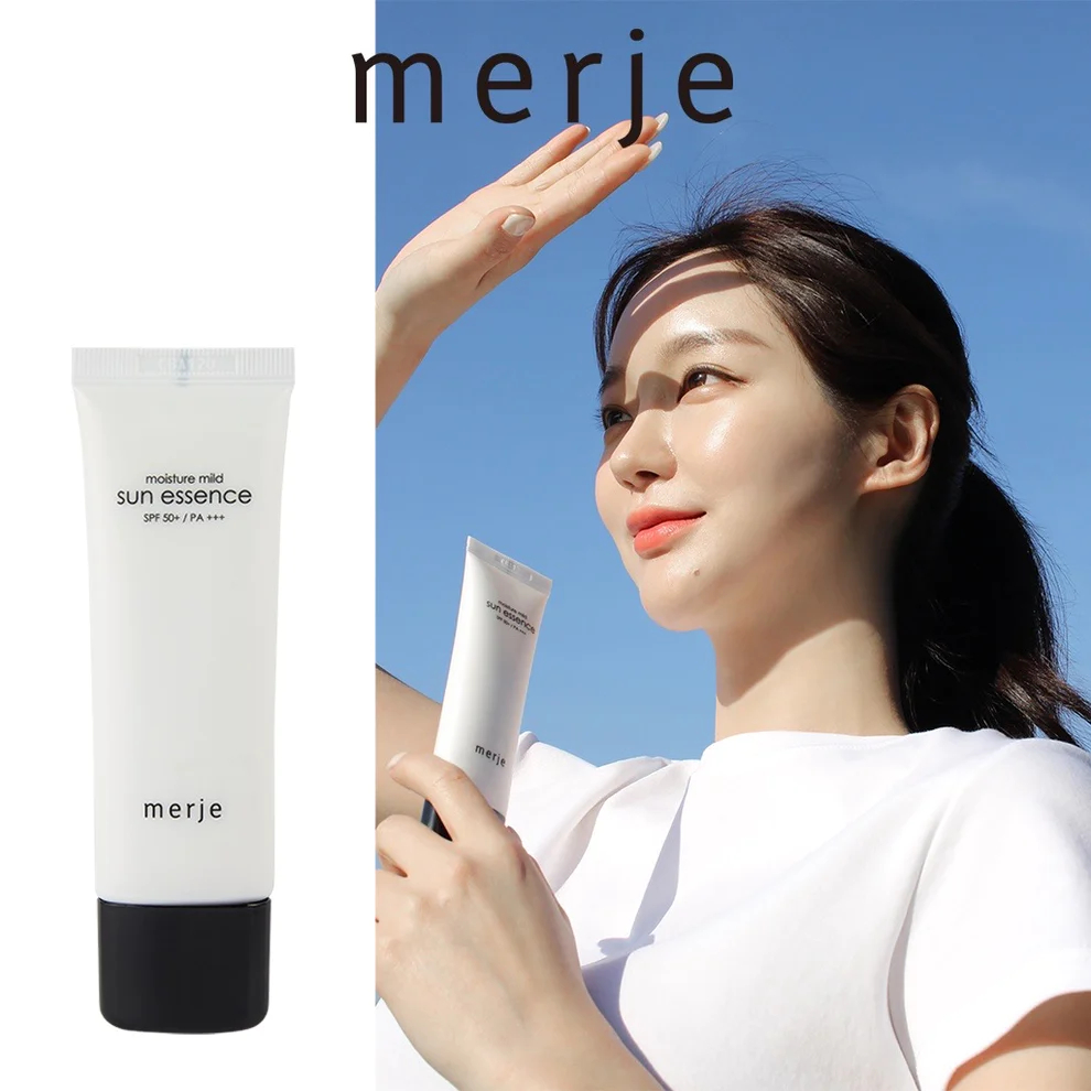 🇲🇾READY STOCK | Merje Moisture Mild Sun Essence 50ml (SPF 50+ / PA ...