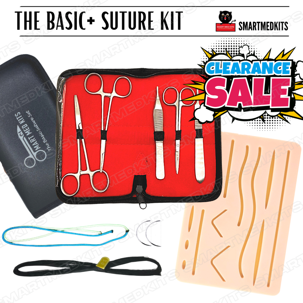 🔥CLEAR🔥 BASIC +/ Advanced Suture Practice Kit /Suture Kit / Suturing Set / Knot Tying Practice ...
