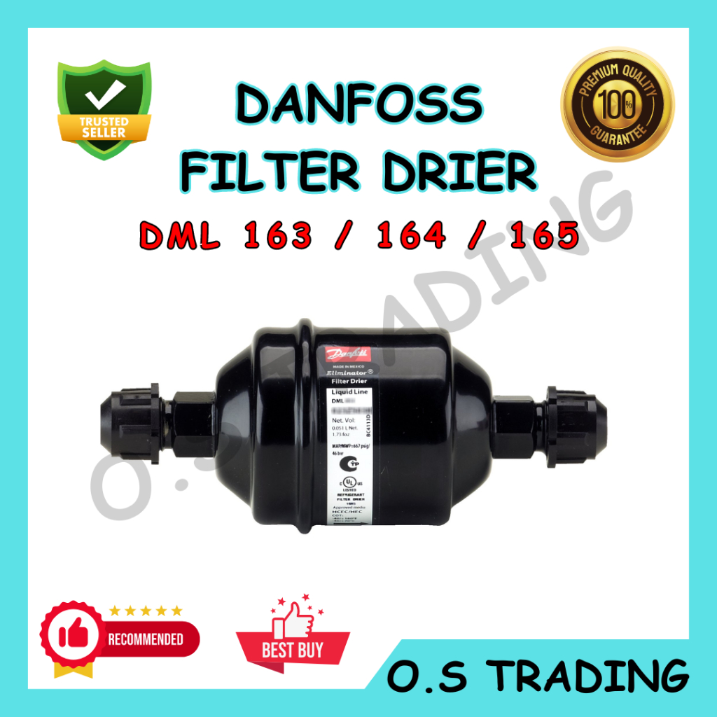 Danfoss Liquid Line Filter Drier DML 163 / 164 / 165 For Air Cond ...