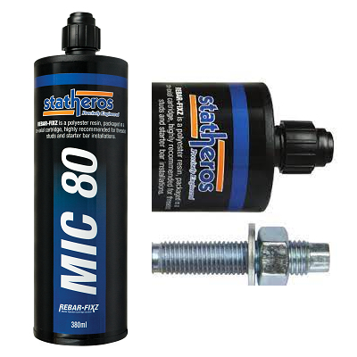 STATHEROS MIC 80 REBAR FIXZ CO-AXIAL CARTRIDGE SYSTEM 380ML | Shopee ...