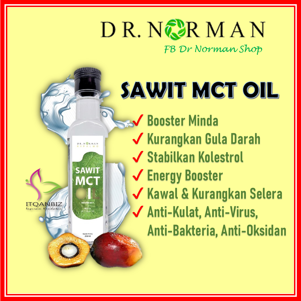 DR NORMAN : MCT Oil / Minyak MCT Sawit 250ml | Shopee Malaysia