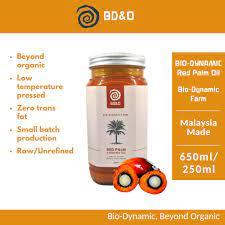 Red Palm Oil/Cooking Oil/Palm Oil/Biodynamic/Organic/650ml/250ml ...